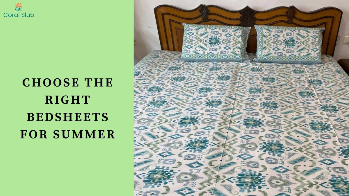 Bedsheets for Summer: The Complete Guide to Staying Cool – Coral Slub